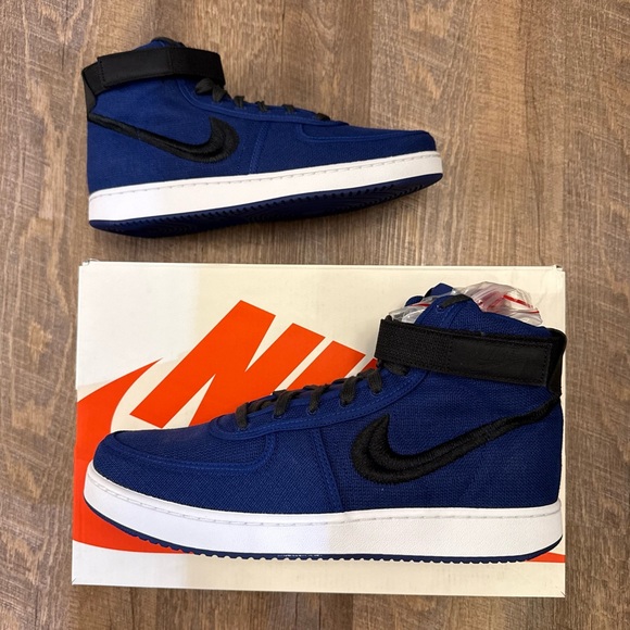 Nike | Shoes | Ds New Nike Stussy X Vandal High Deep Royal Blue | Poshmark